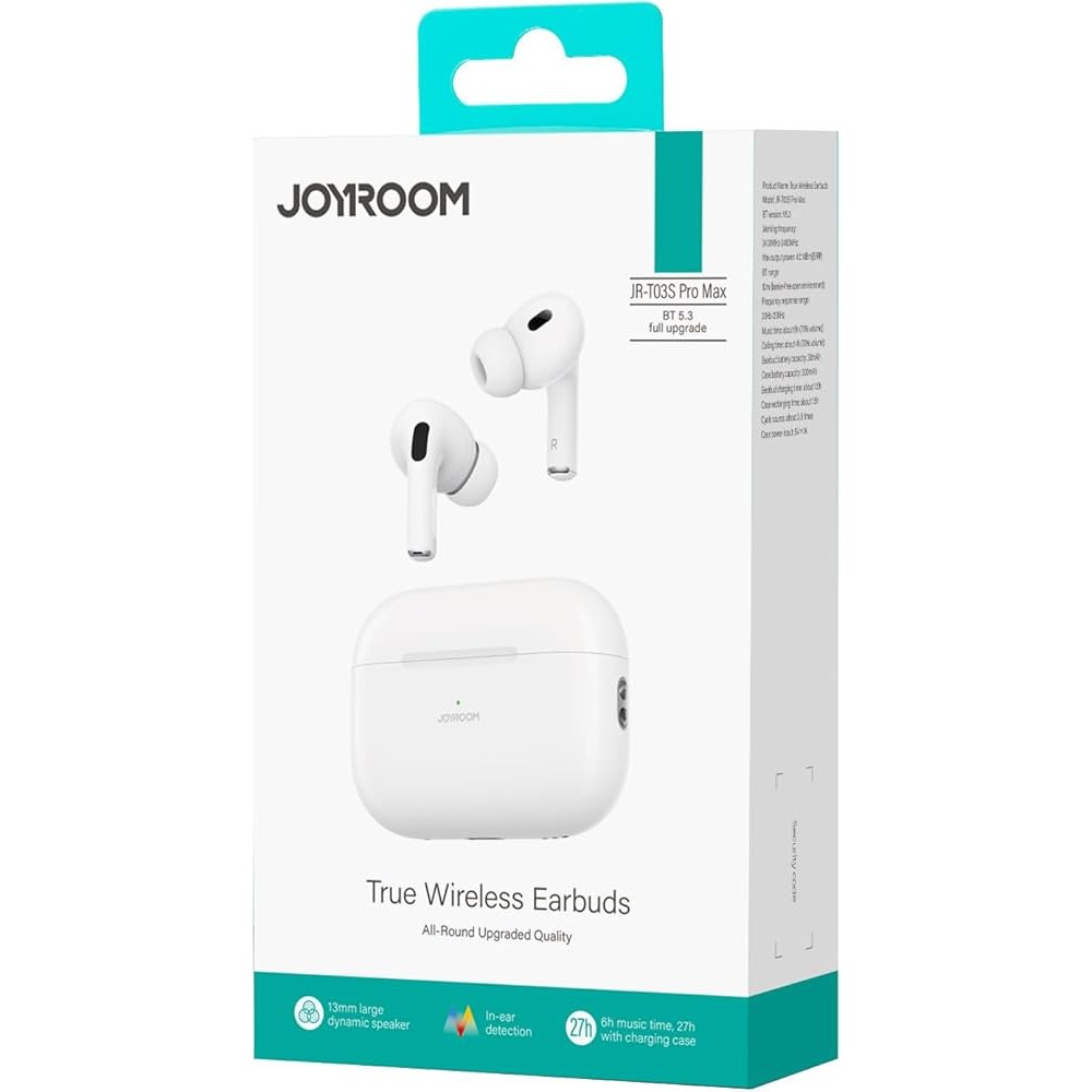 Ultra-Mobile Accessories- Joyroom JR-T03S Pro Max True Wireless ...