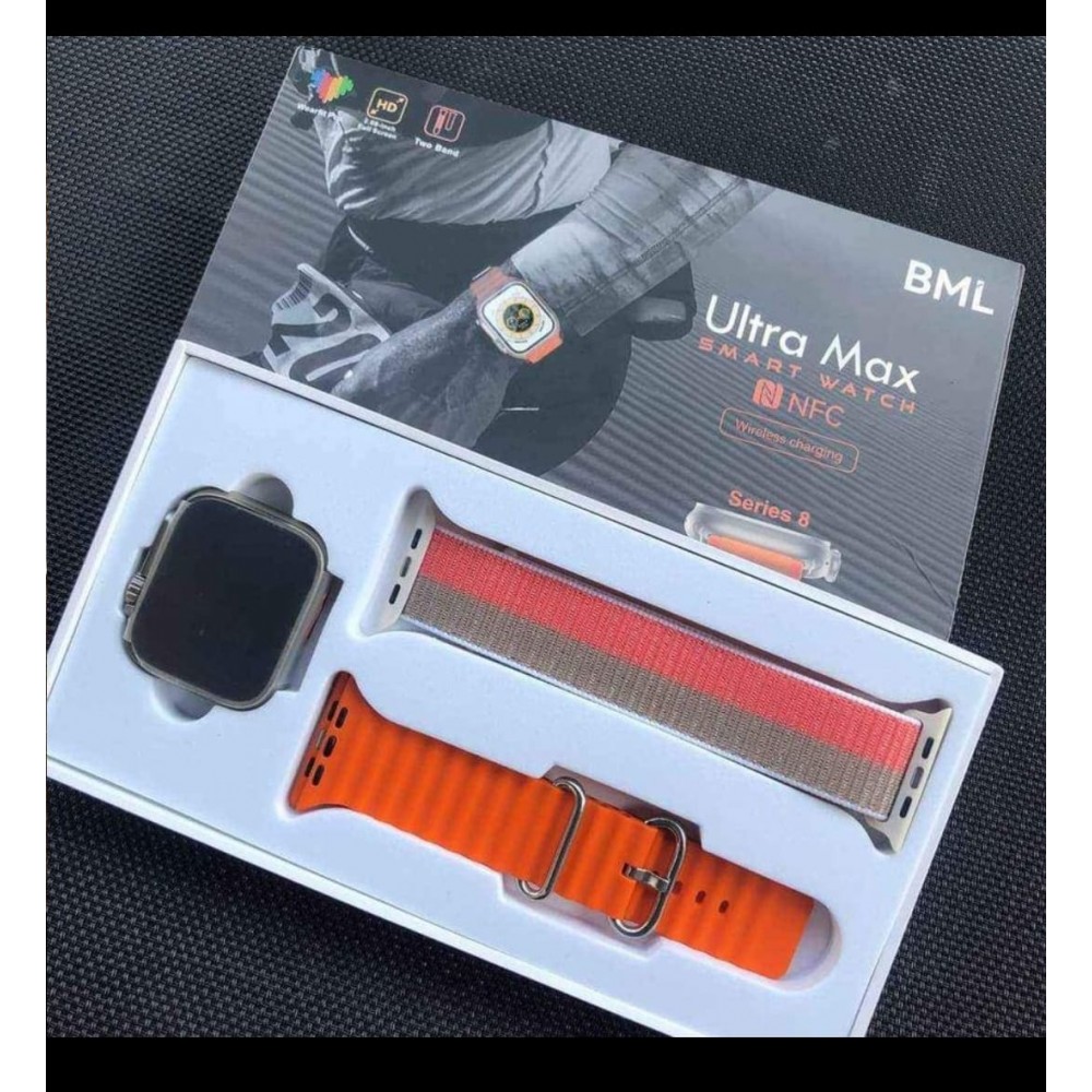 ساعة الترا BML Ultra Max معاها 2 ستراب ...